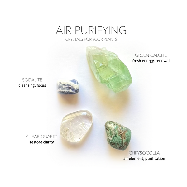 AIR-PURIFYING - Crystals for Plants Rox Box - Crystal Grids