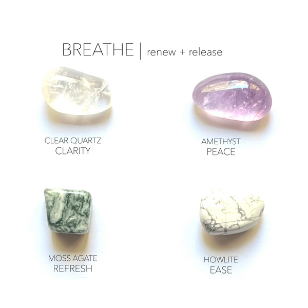 BREATHE - Spa Collection - Rox Box - gemstone crystal set - Crystal Grids