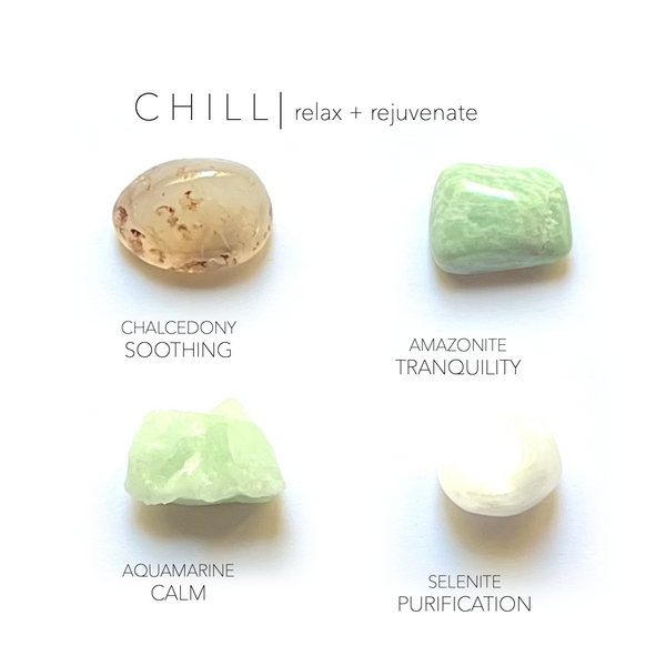 CHILL - Spa Collection - Rox Box - gemstone crystal set - Crystal Grids