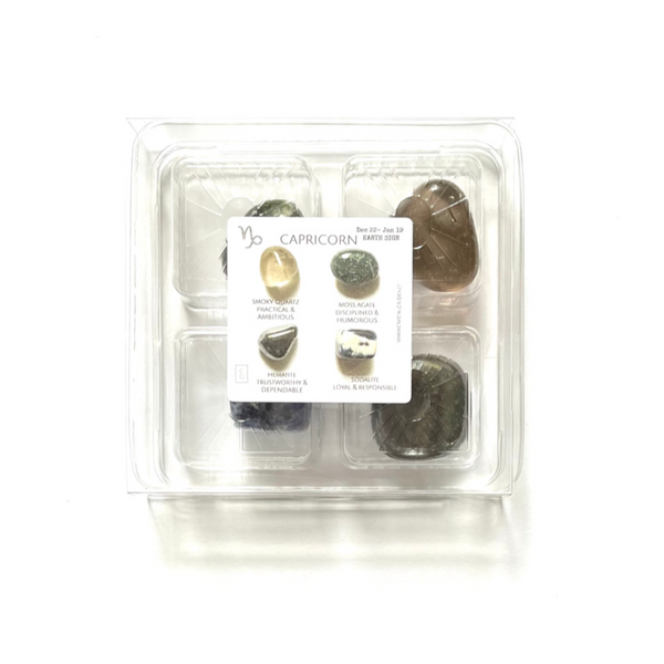 Capricorn Zodiac Rox Box - Dec 22 - Jan 19 - jumbo set -crystals and s ...