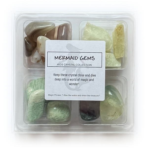 MERMAID GEMS - Kids Crystal Sets - Rox Box - rock collection - Crystal ...