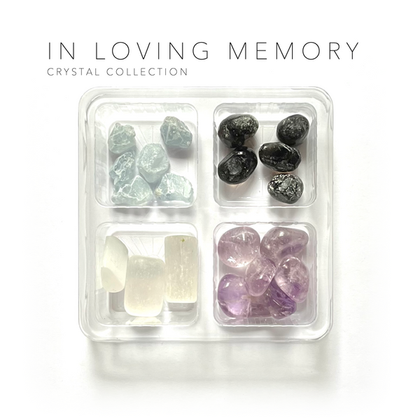 IN LOVING MEMORY --- Rox Box - healing crystal set - Crystal Grids